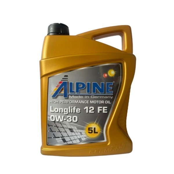 ALPINE LONGLIFE 12 FE 0W-30 (5 LITER/BOTTLE) 0101482 | RAVESHOP